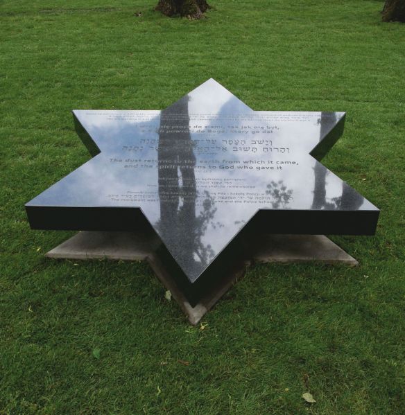 Commemorative monument in Piła | Uncovering Jewish Heritage